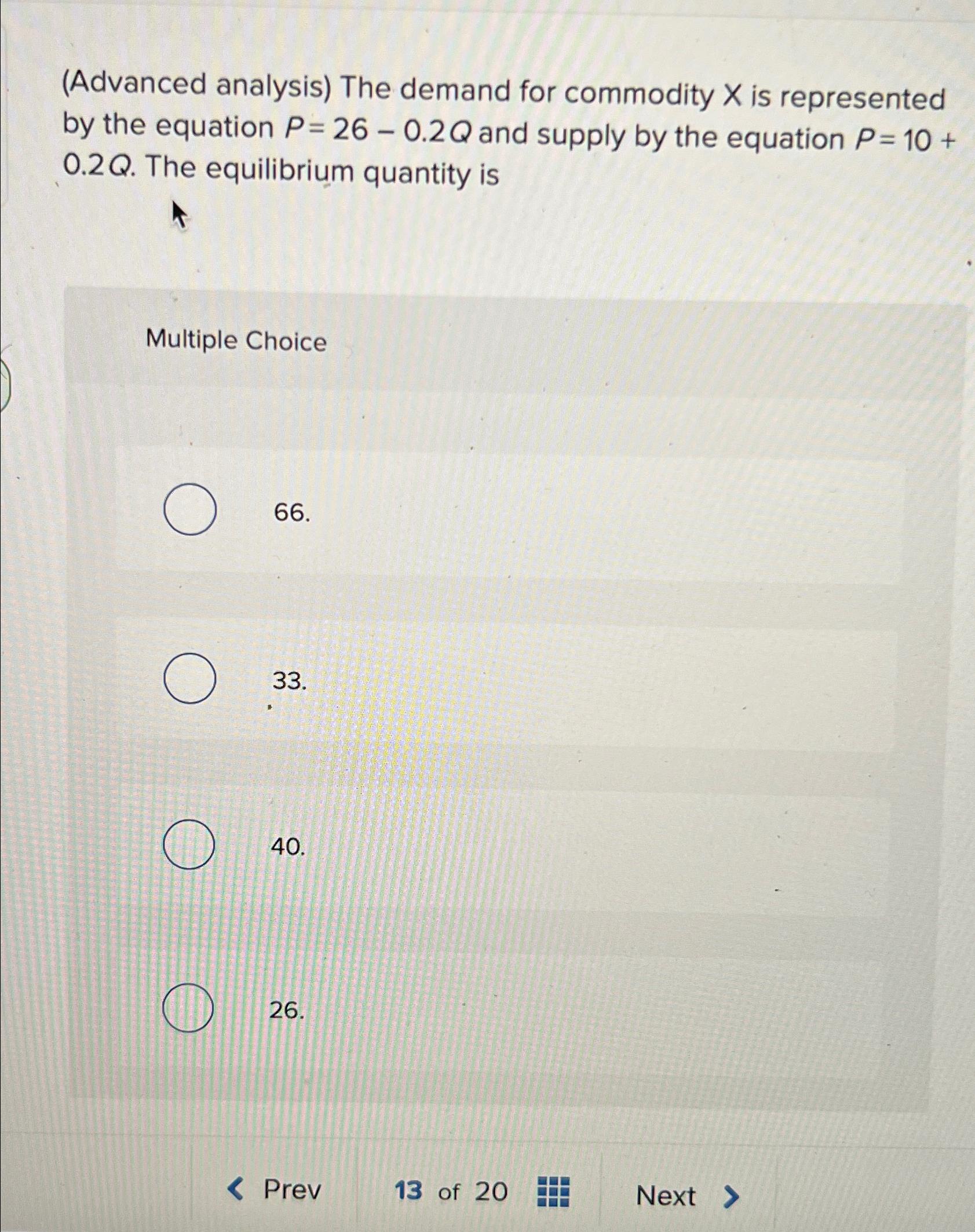 Solved (Advanced analysis) ﻿The demand for commodity x ﻿is | Chegg.com