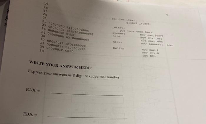 Hint: Here is the .lis file corresponding to the | Chegg.com