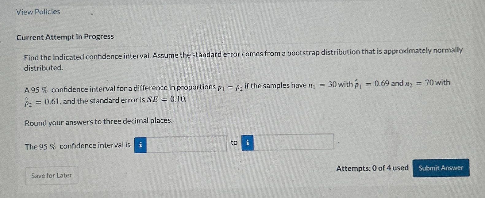 Solved View PoliciesCurrent Attempt in ProgressFind the | Chegg.com