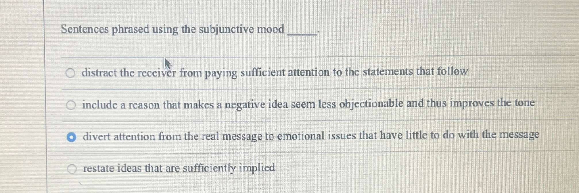 Solved Sentences phrased using the subjunctive mood q, | Chegg.com