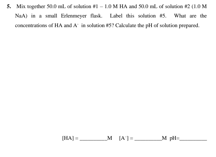 Solved Procedure for Preparation of Buffer Solutions | Chegg.com