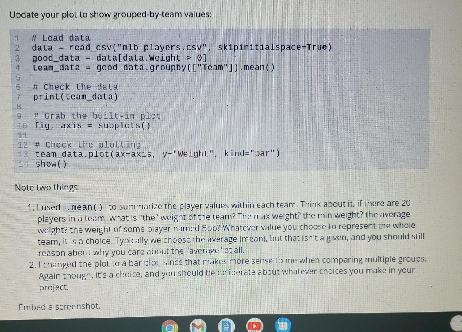 Solved As I say in Reading 12, the point of a plot (or a | Chegg.com