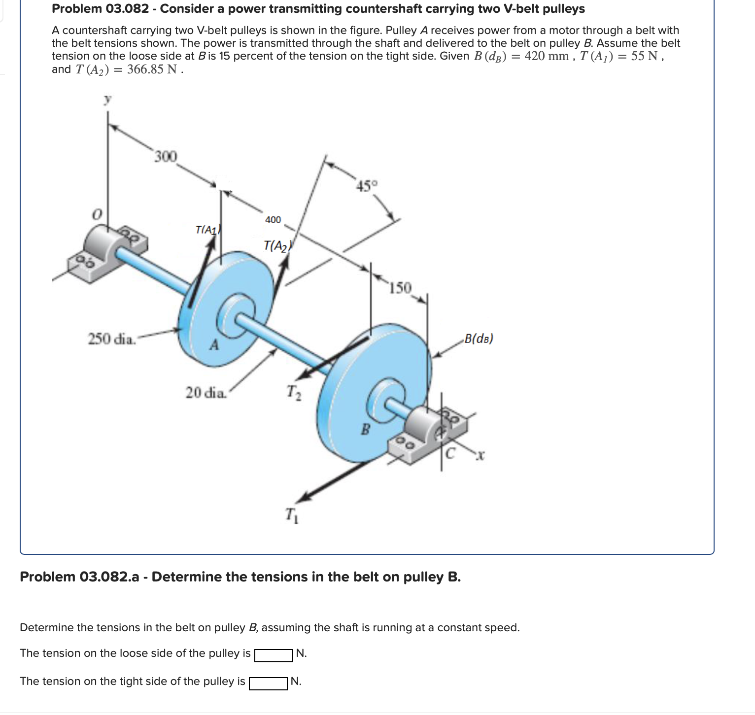 Solved Problem 03.082 - ﻿Consider a power transmitting | Chegg.com