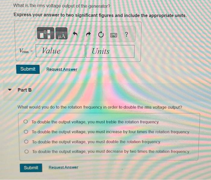 Solved A 490-loop circular armature coil with a diameter of | Chegg.com
