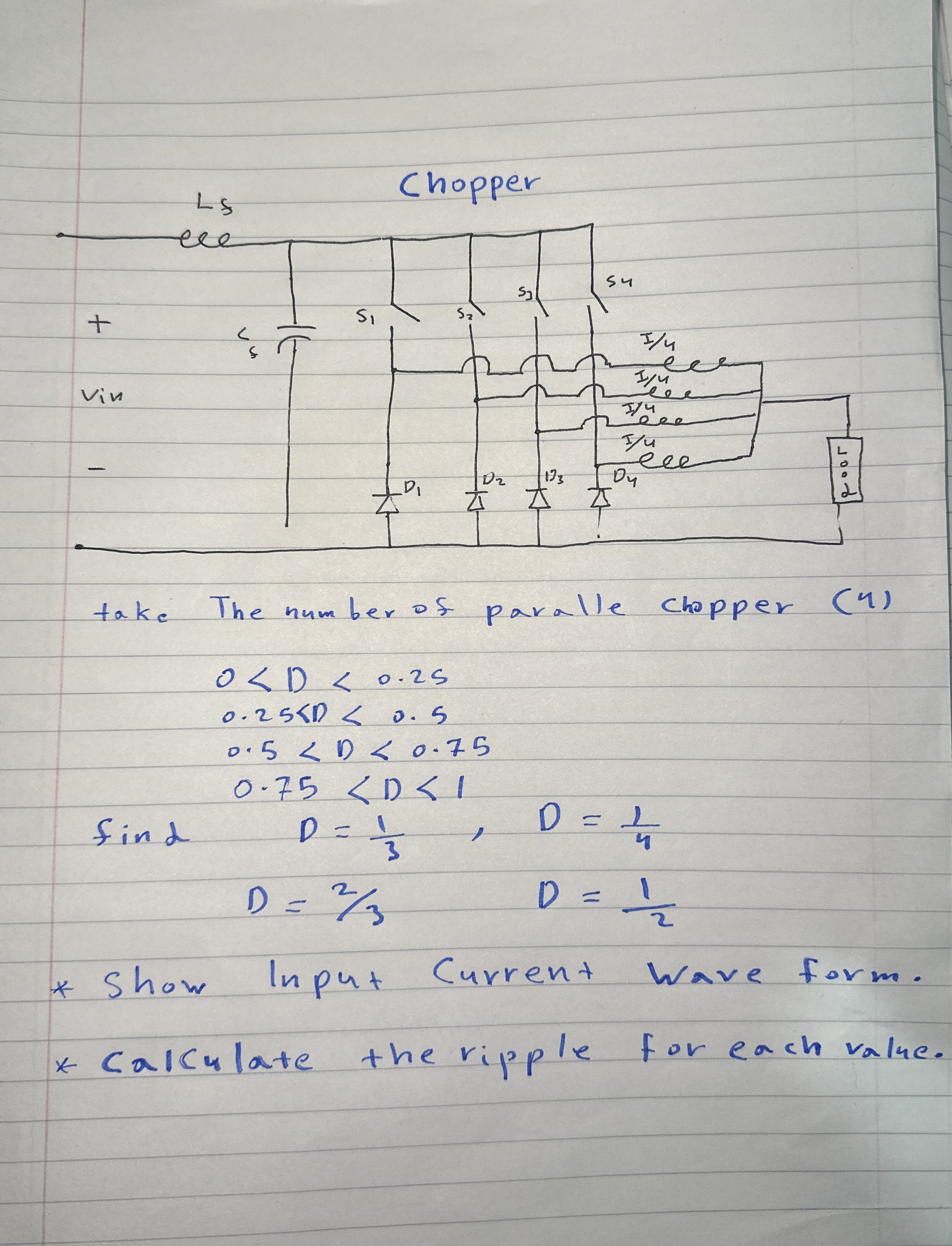 Solved take The number of paralle chopper | Chegg.com