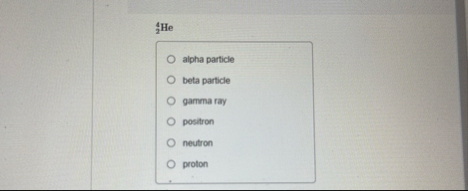 Solved ?24Healpha particlebeta particlegamma | Chegg.com