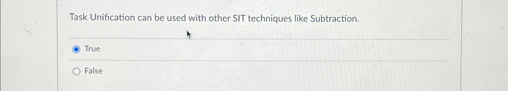 Solved Task Unification can be used with other SIT | Chegg.com