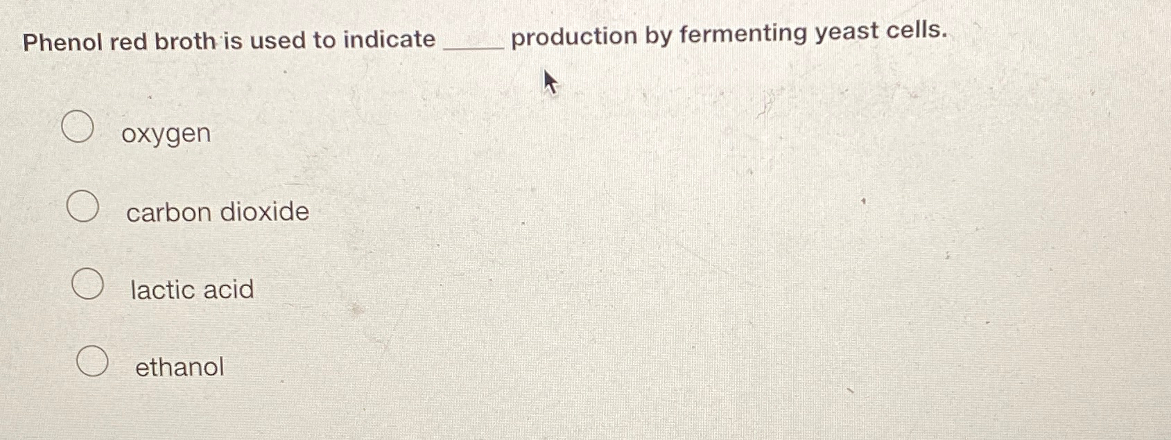 Solved Phenol red broth is used to indicate production by | Chegg.com