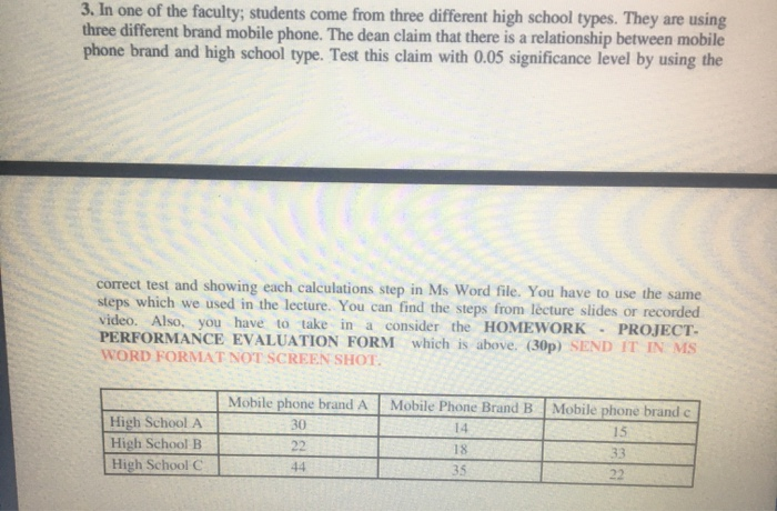 Solved 3. In one of the faculty; students come from three | Chegg.com