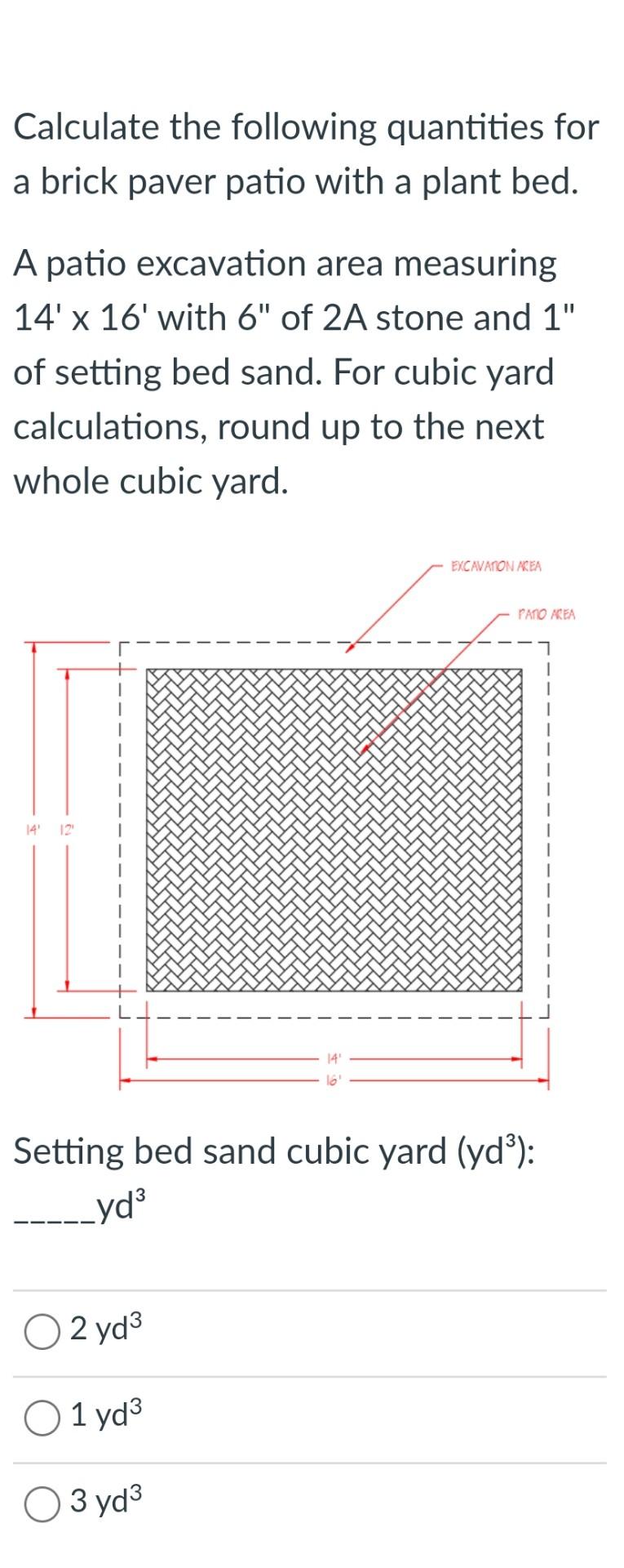 Solved Calculate the following quantities for a brick paver | Chegg.com