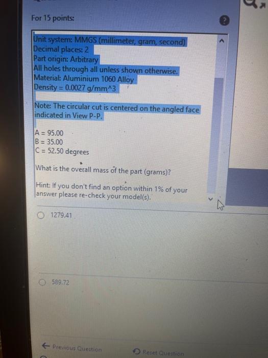 Solved Question 4 of 14 For 15 points. B31301: Basic Part - | Chegg.com