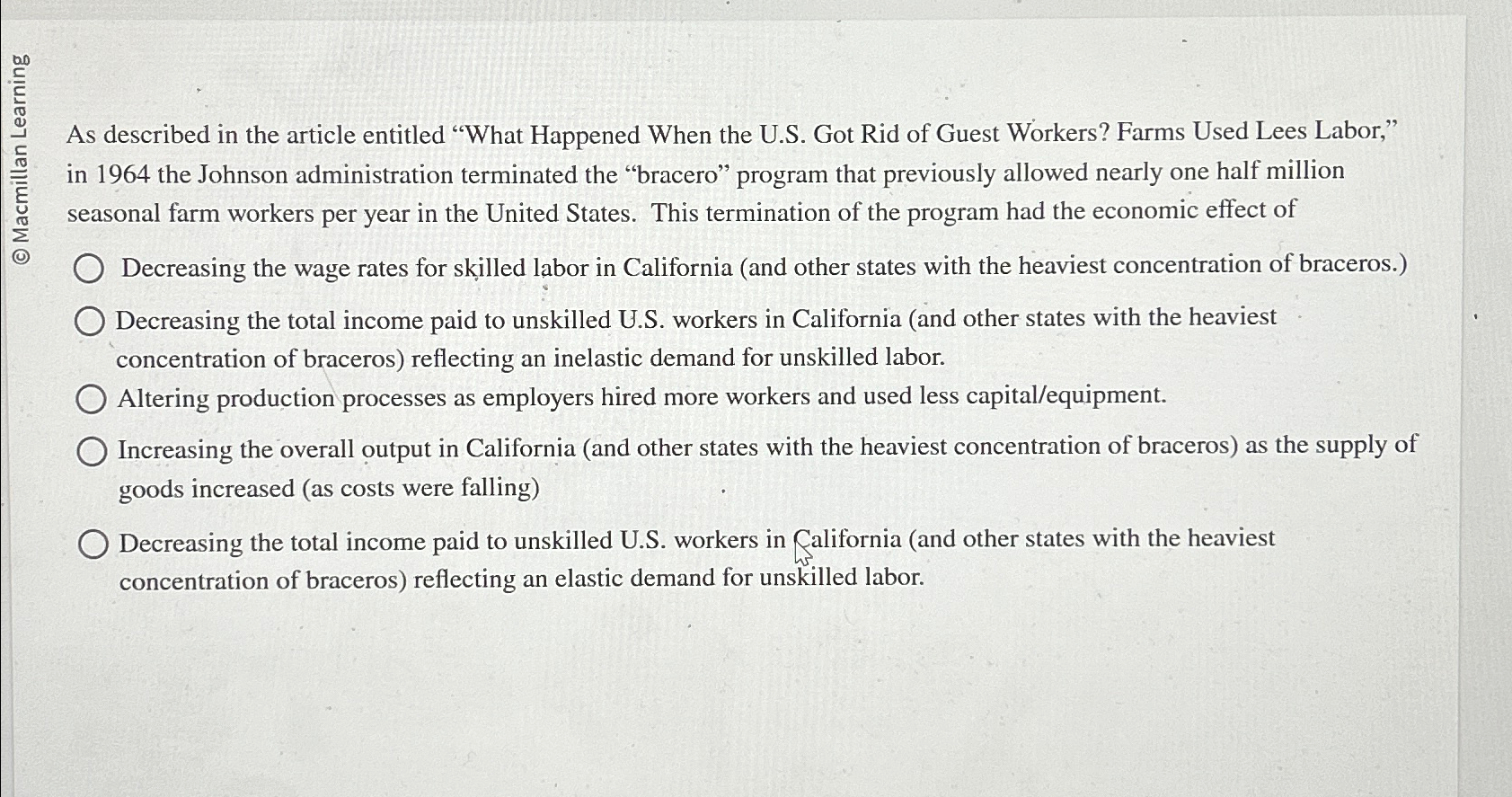 Solved As described in the article entitled "What Happened | Chegg.com