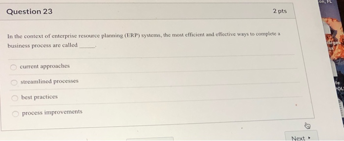 Solved Question 23 2 pts In the context of enterprise | Chegg.com Solved Question 23 2 pts In the context of enterprise | Chegg.com