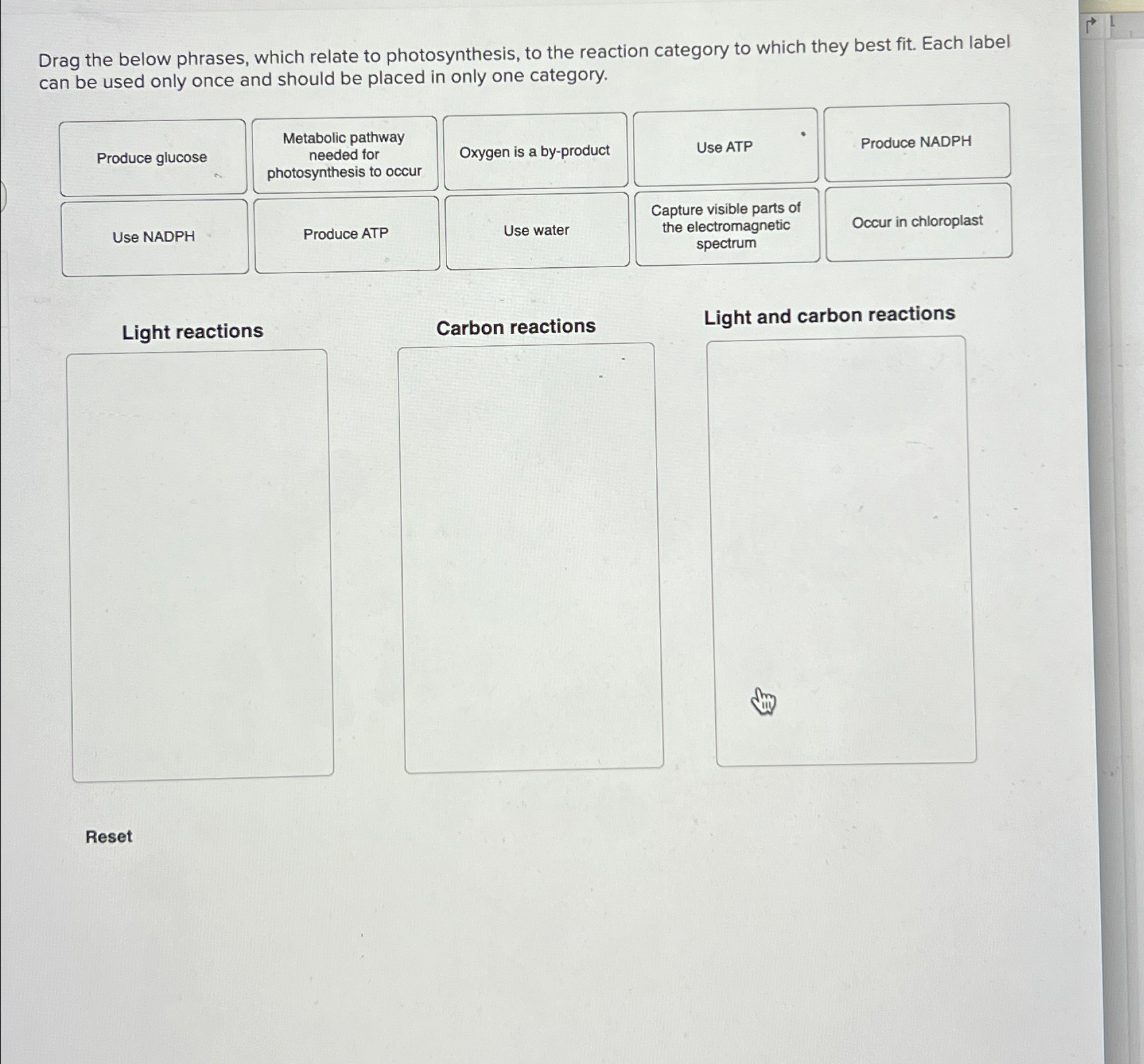 Solved Drag the below phrases, which relate to | Chegg.com