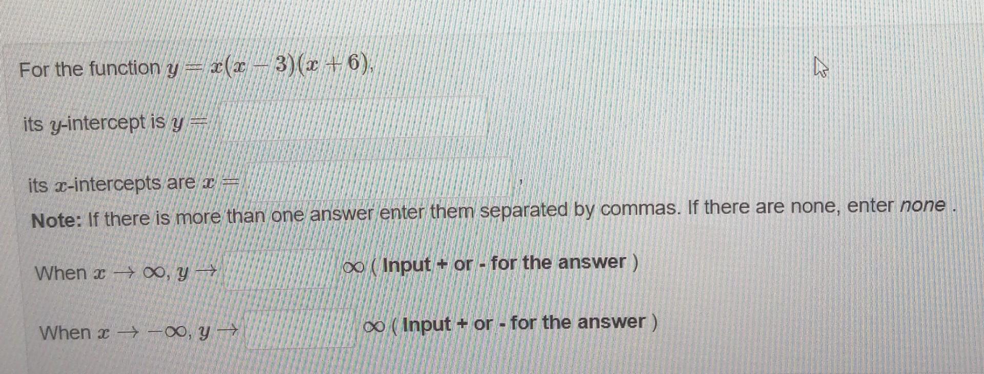 Solved Given that f(x) is a cubic function with zeros at -1 | Chegg.com