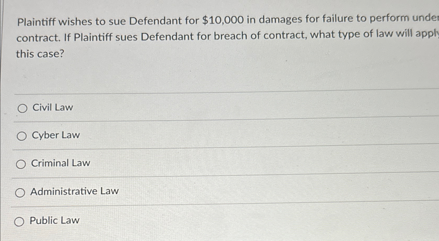 Solved Plaintiff wishes to sue Defendant for $10,000 in | Chegg.com Solved Plaintiff wishes to sue Defendant for $10,000 in | Chegg.com