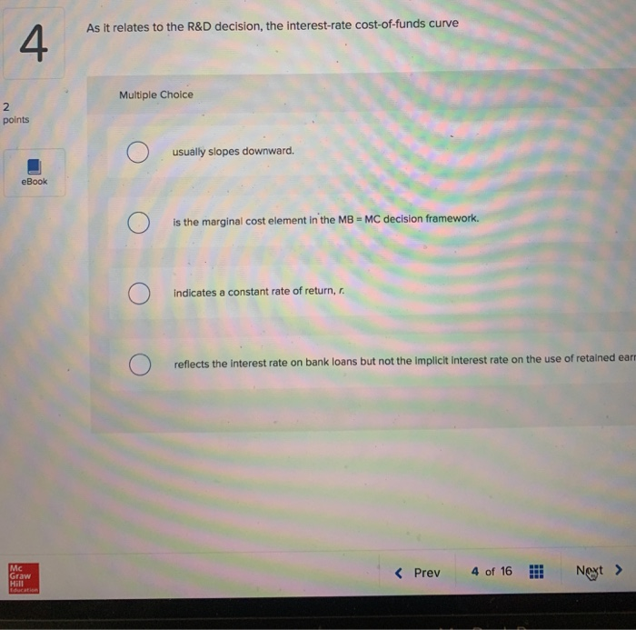 Solved Broadly defined, technological advance Multiple | Chegg.com