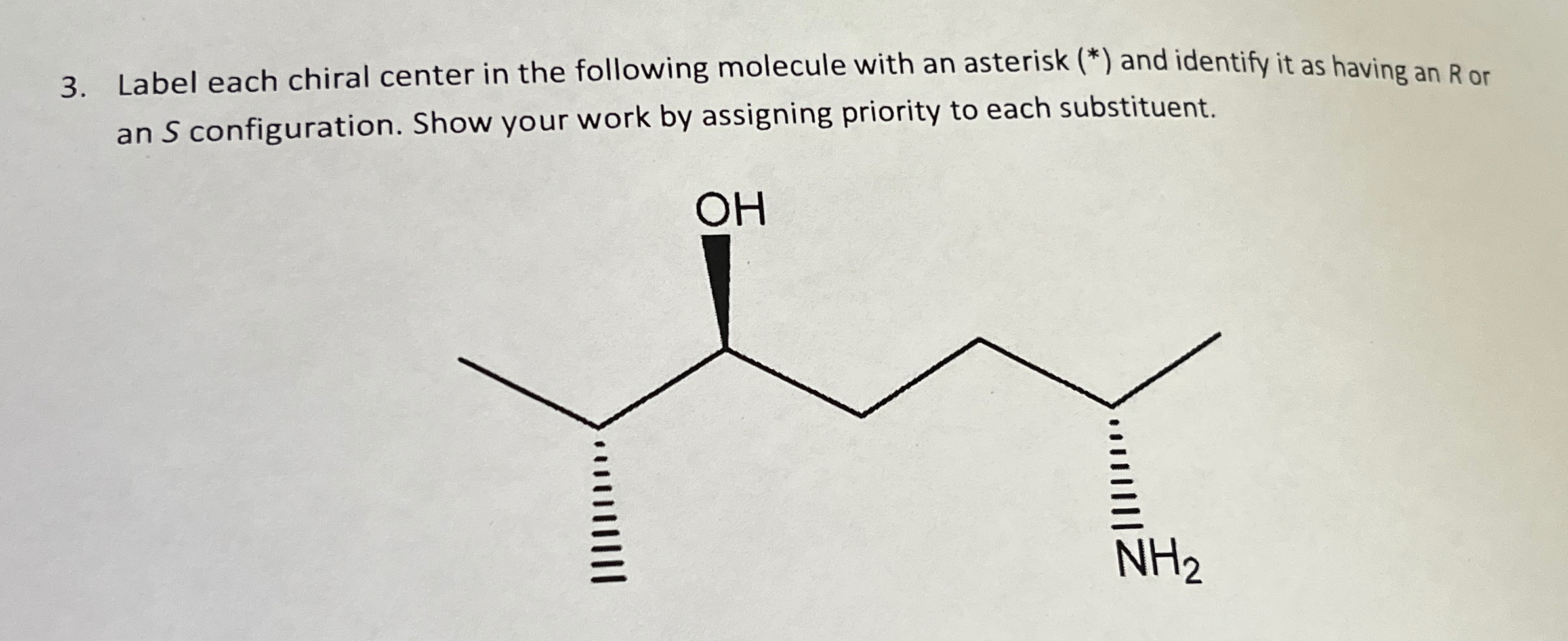 Solved Label each chiral center in the following molecule | Chegg.com