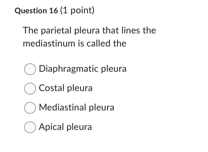 Solved Question 7 (1 point) During quiet breathing, | Chegg.com