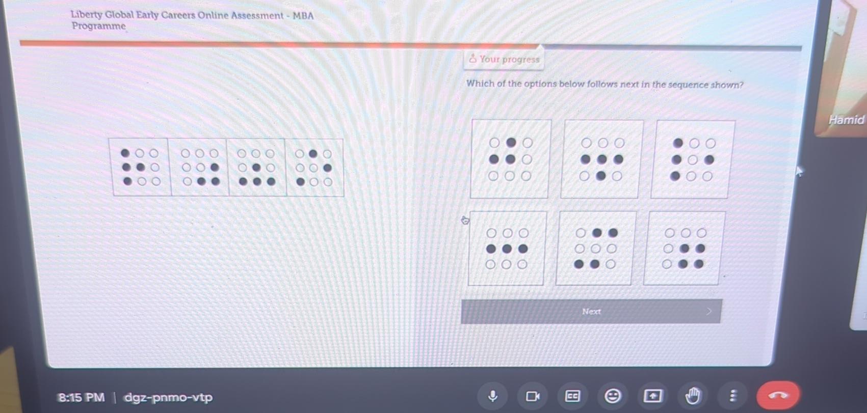 Solved Liberty Global Early Careers Online Assessment - | Chegg.com