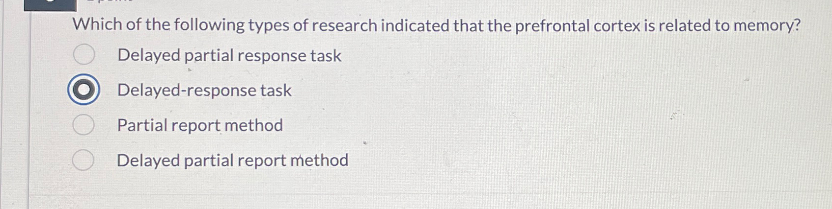 Solved Which of the following types of research indicated | Chegg.com