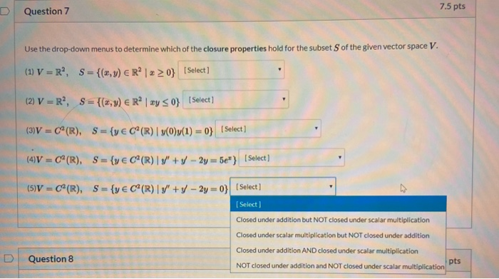 Solved Determine which of the closure properties hold the | Chegg.com