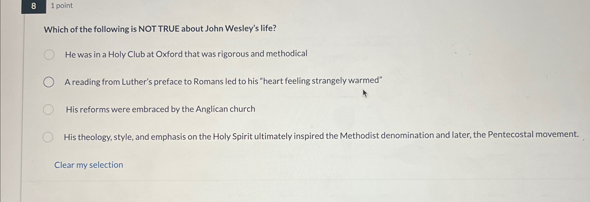 Solved 81 ﻿pointWhich of the following is NOT TRUE about | Chegg.com