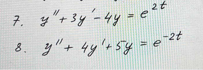 Solved Find the general solution to the in homogeneous eqn | Chegg.com