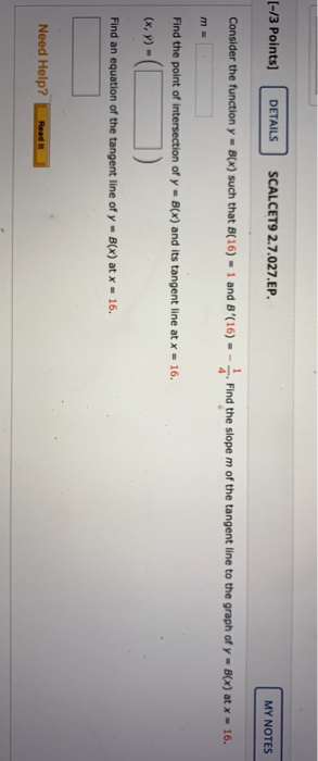 Solved 2. [-12 Points) DETAILS SCALCET9 2.7.005.EP. Consider | Chegg.com