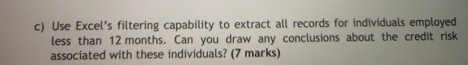 Solved PROBLEM 1: (20 Marks) The Excel file Credit Risk Data | Chegg.com