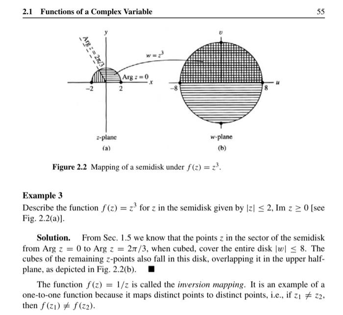 Solved please explain how to find Arg z =0 and Arg z =2pi/3 | Chegg.com