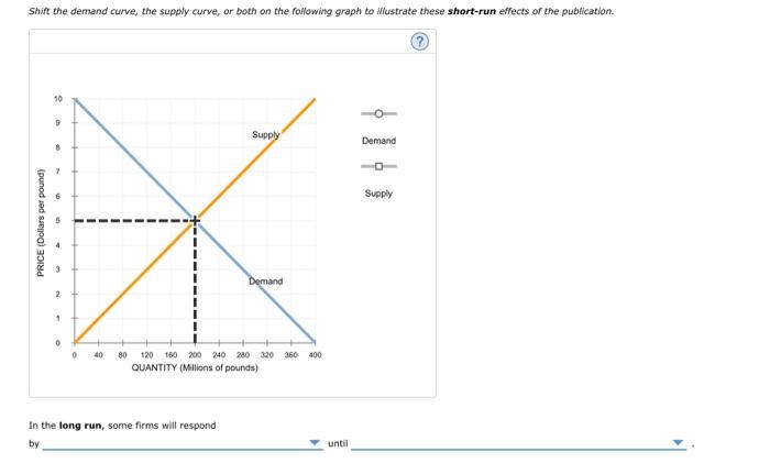 Solved 8. Short-run and long-run effects of a shift in | Chegg.com