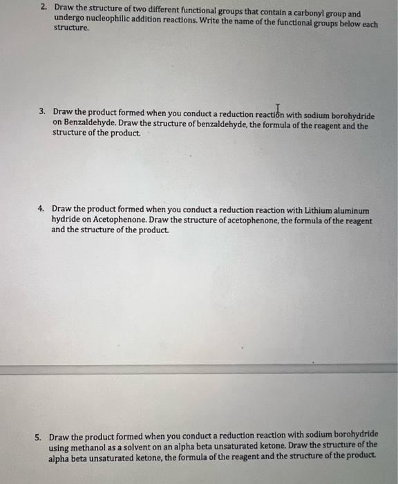 Solved 2. Draw the structure of two different functional | Chegg.com