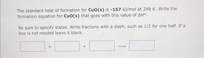 Solved The standard heat of formation for BaCl2( s) is −859 | Chegg.com