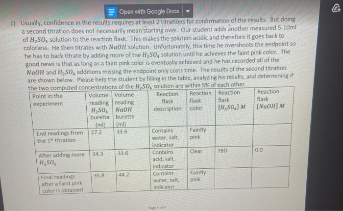 Solved Open with Google Docs Lab03_Titration_Pre lab_v2.docx | Chegg.com