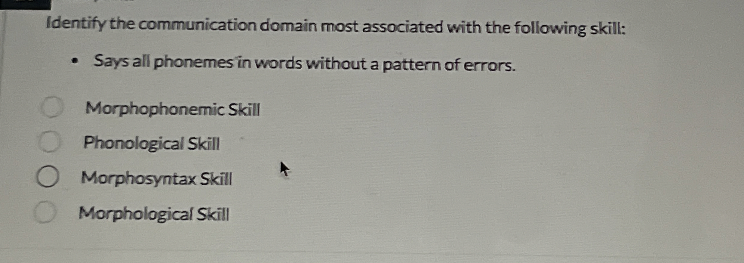 Solved Identify the communication domain most associated | Chegg.com