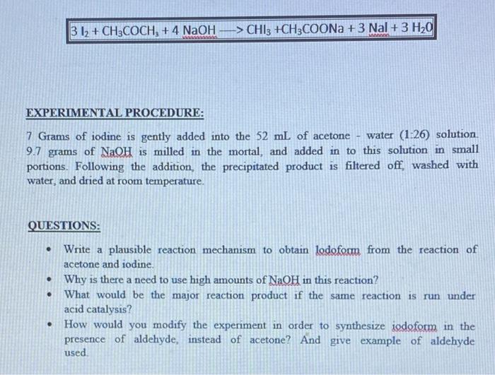 Solved PHAR303 Pharmaceutical Chemistry II Experiment 4: | Chegg.com