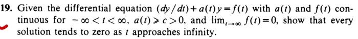 Solved 19. Given the differential equation | Chegg.com