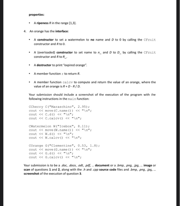 Solved 3 Using C Write A Program To Create A Class 5405
