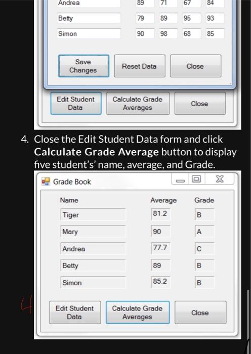 Solved create an application using 5 strings in microsoft | Chegg.com