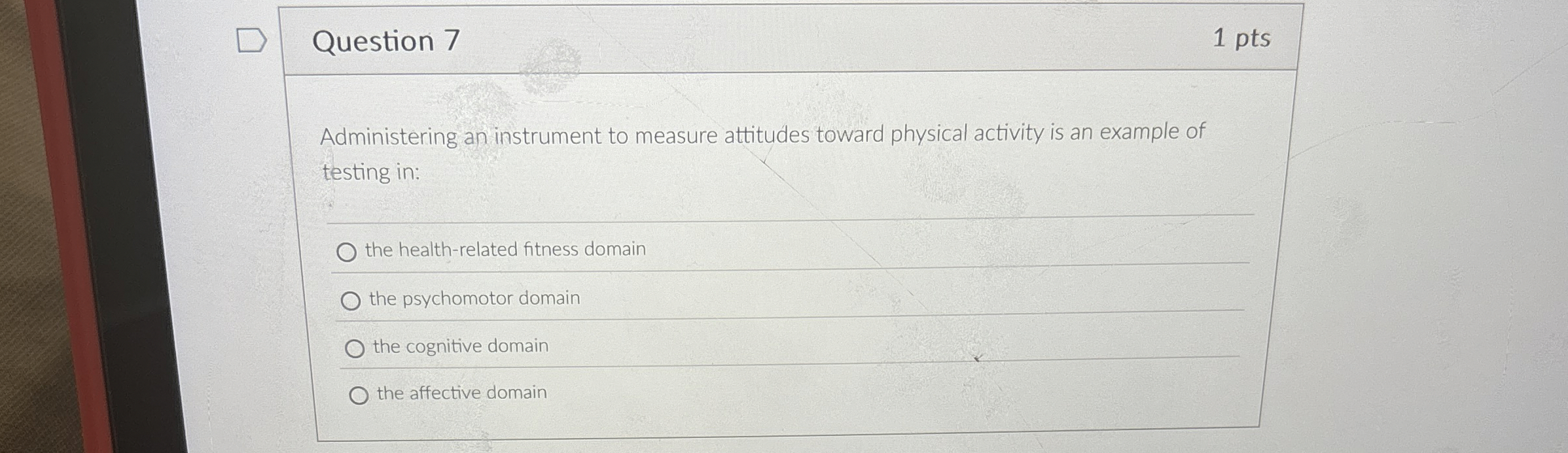 Solved Question 71 ﻿ptsAdministering an instrument to | Chegg.com