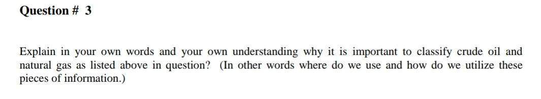 Solved Explain in your own words and your own understanding | Chegg.com