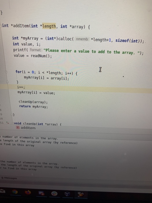 Solved hello, im trying to do an addItem function by copying | Chegg.com Solved hello, im trying to do an addItem function by copying | Chegg.com