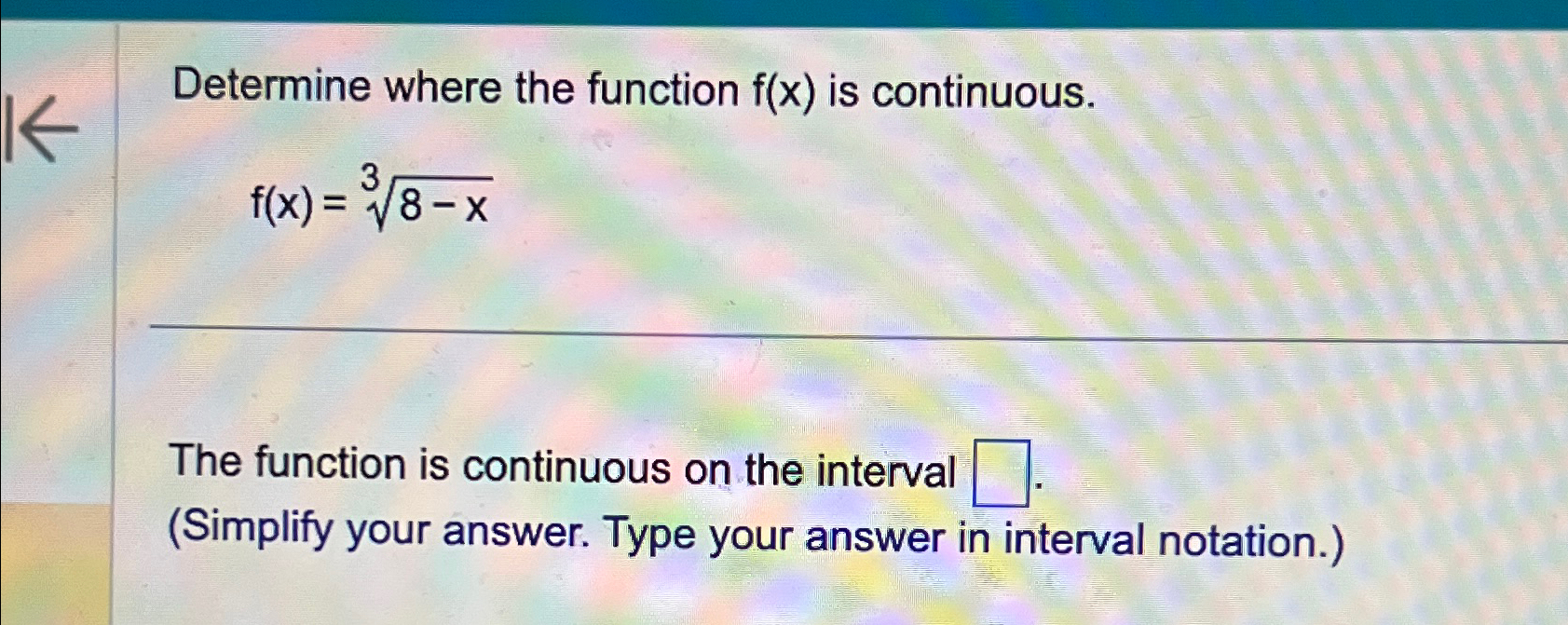 Solved Determine where the function f(x) ﻿is | Chegg.com