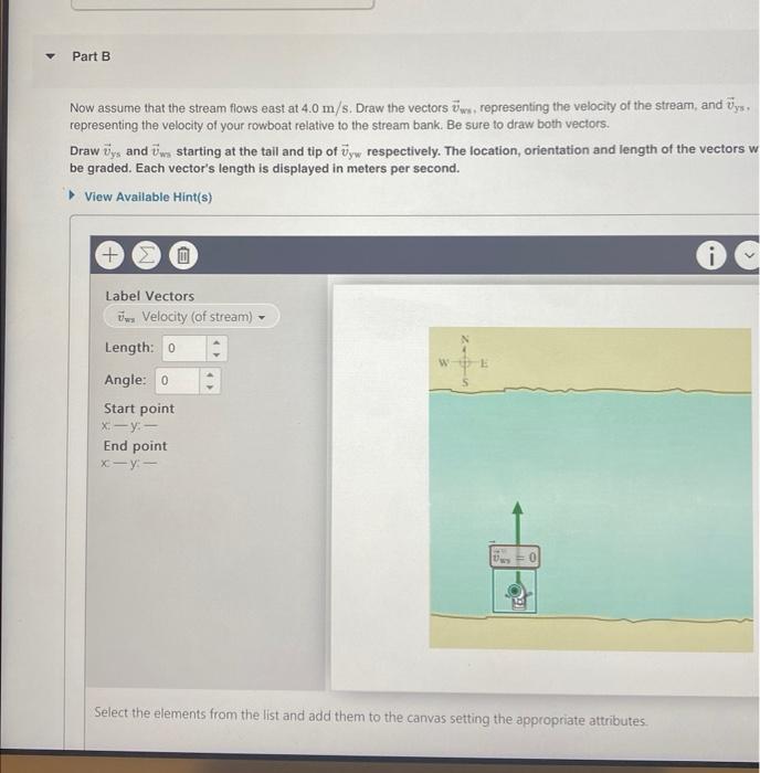 Solved You are attempting to row across a stream in your | Chegg.com