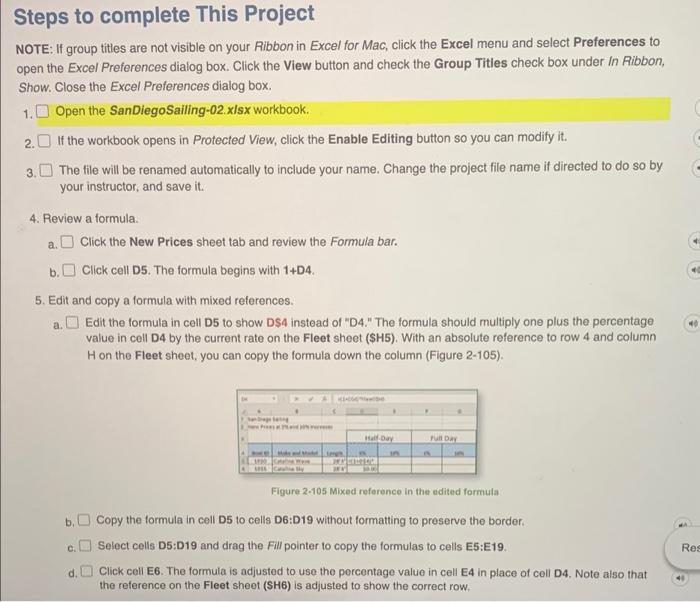 Solved Steps to complete This Project NOTE: If group titles | Chegg.com