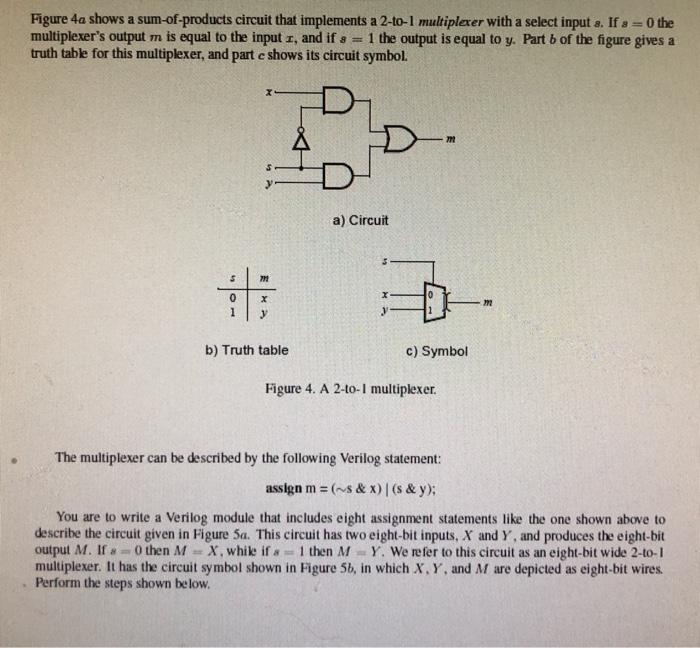 Solved Figure 4a shows a sum-of-products circuit that | Chegg.com