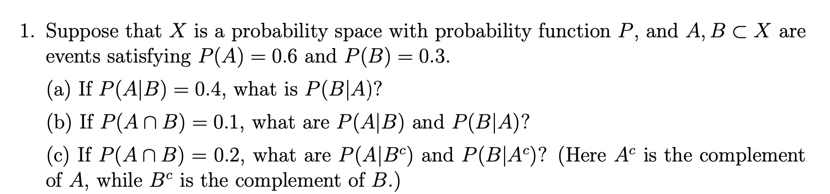 Solved Suppose that x ﻿is a probability space with | Chegg.com
