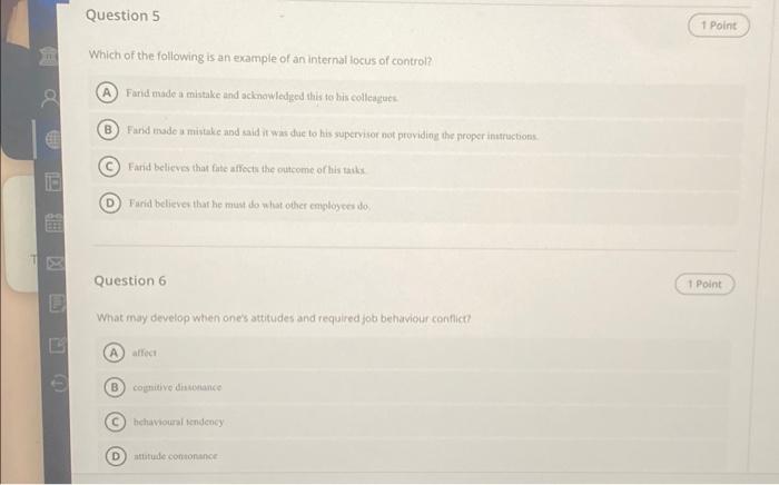 Solved Which of the following is an example of an internal | Chegg.com