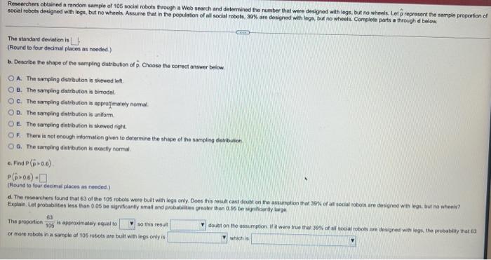 Solved sociei robots designed wth legs, but no wheels. | Chegg.com